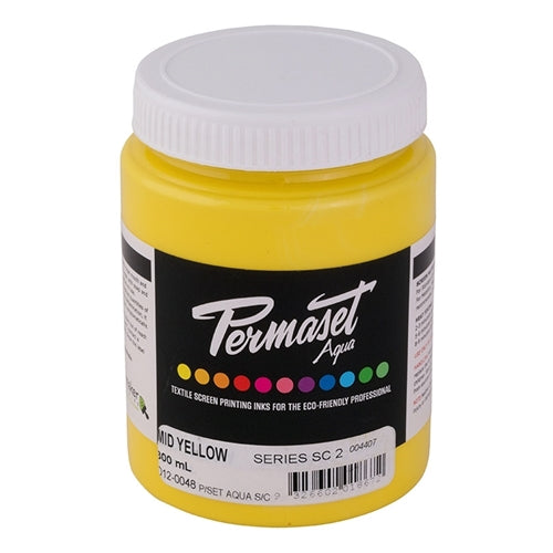 Permaset Supercover HSA Ink - Mid Yellow – ScreenBurning.com