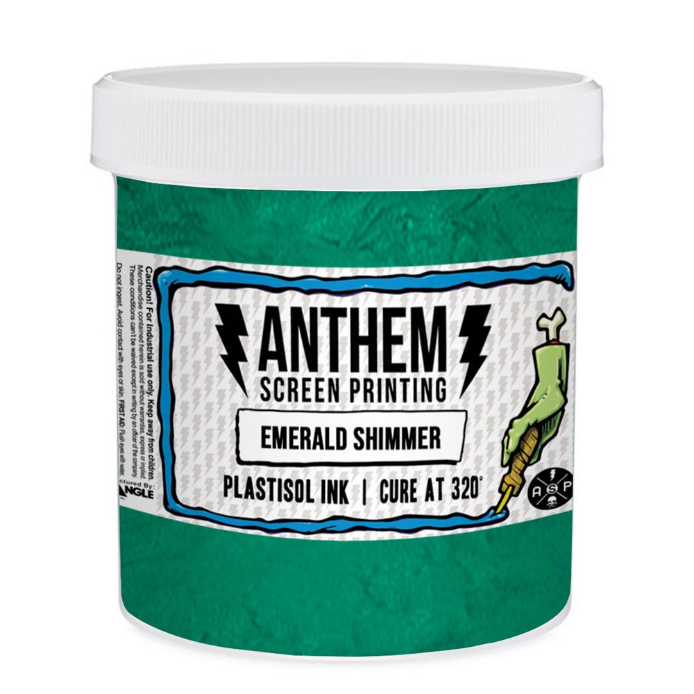 Triangle Plastisol Ink - Emerald Green Shimmer – ScreenBurning.com
